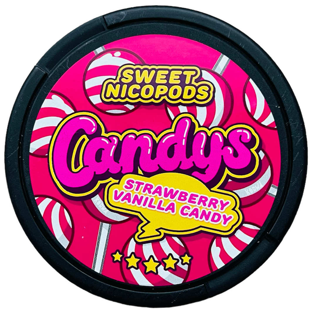 CANDYS Strawberry Vanilla Candy | Nicotine Pouches | Stay Smokeless ...